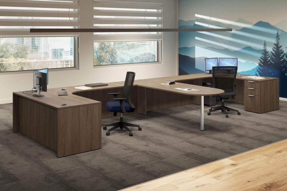 U Shaped Desk | Wrap Around Desk | Performance Office Furnishings